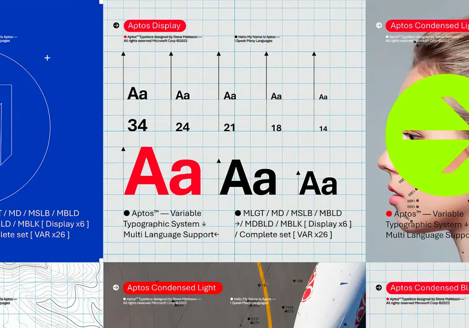 You can download Aptos, Microsoft Office's new default font here - Popbits